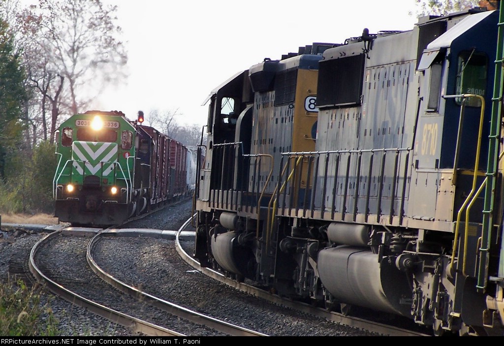 CSX Q261 meets CSX Q296